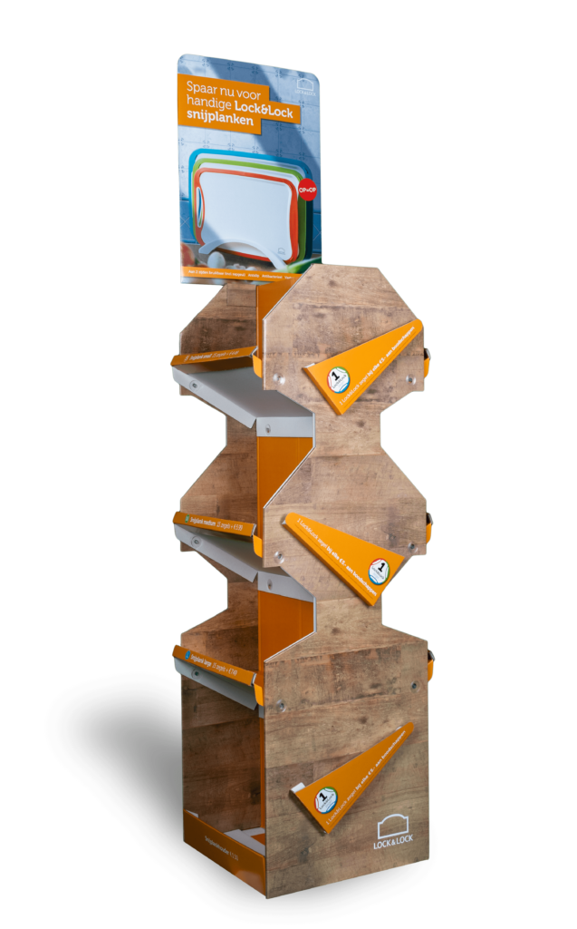 Kartonnen display voor in de winkel – PPD Instore