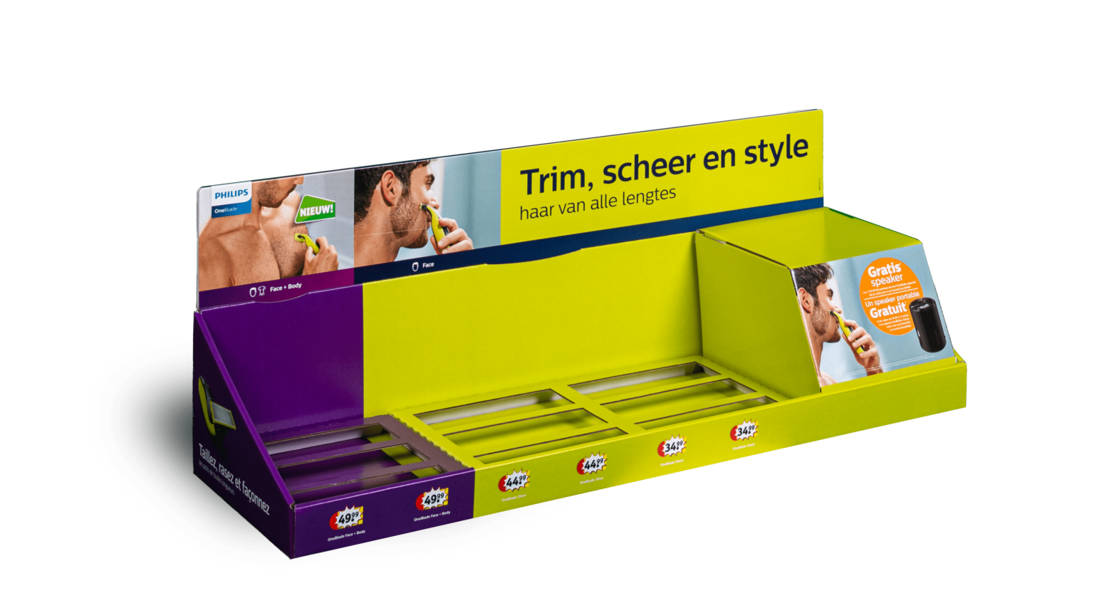 Kartonnen display voor in de winkel – PPD Instore